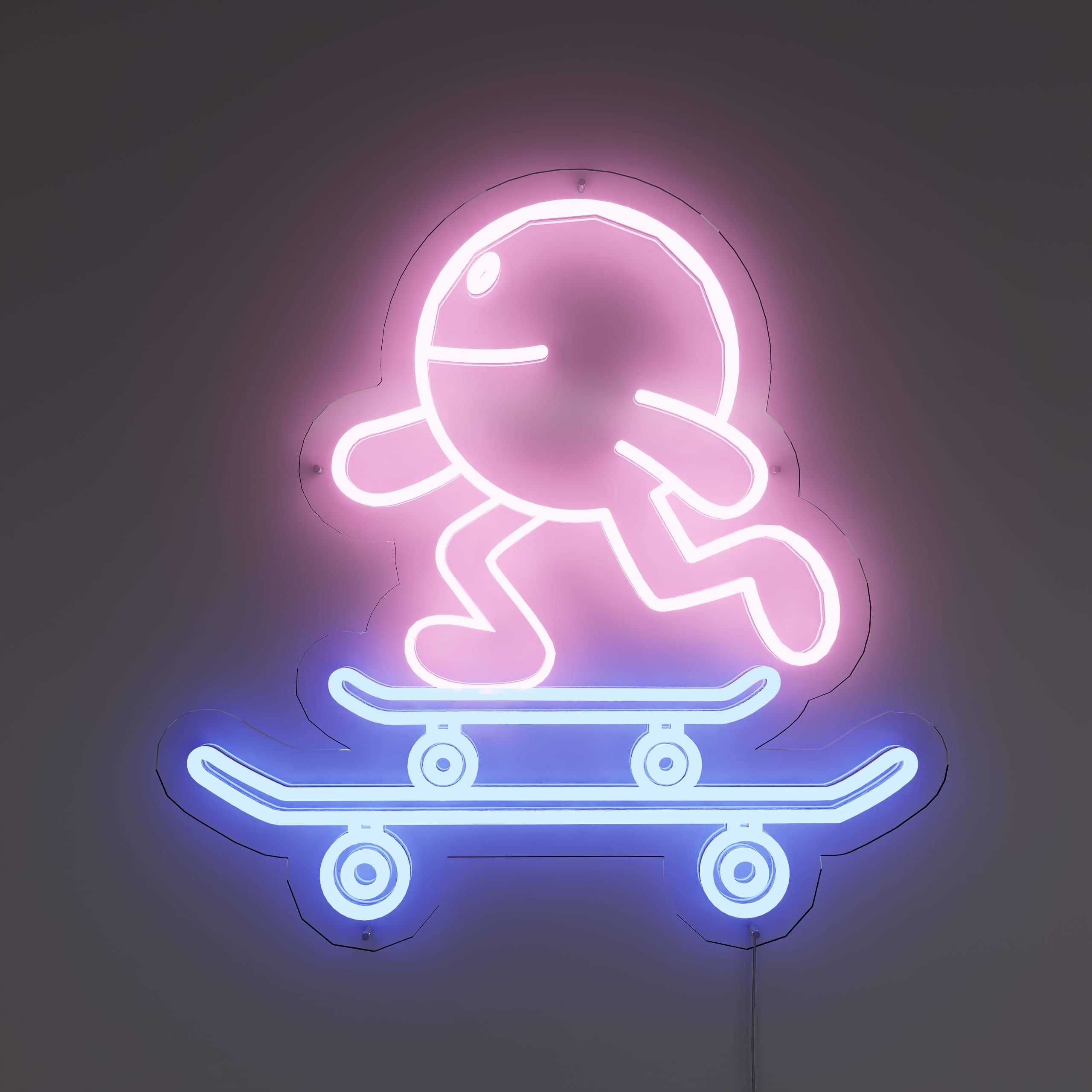 Smiling Skateboard Neon Sign — NeonsignLife® Custom LED Neon Sign ...