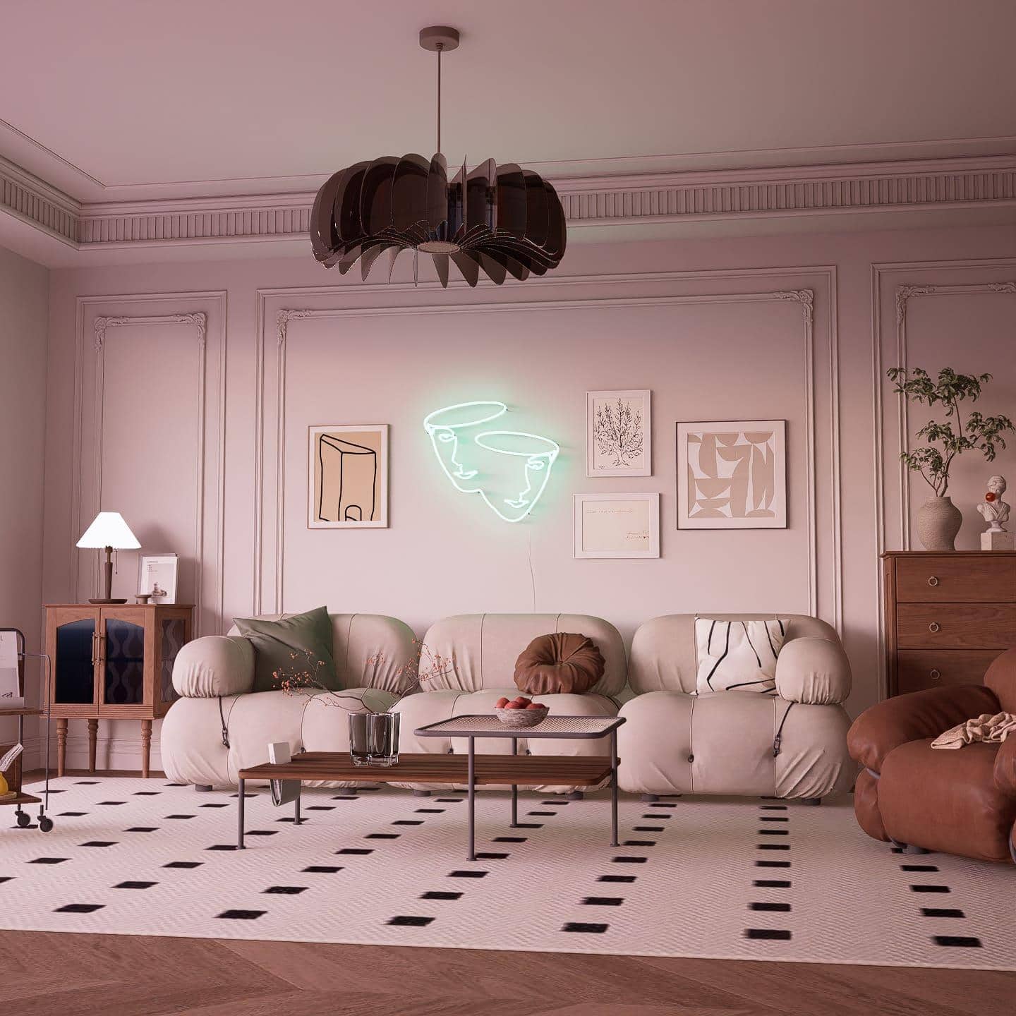 Muse Face neon abstract art — NeonsignLife™ | Custom LED Neon Sign ...